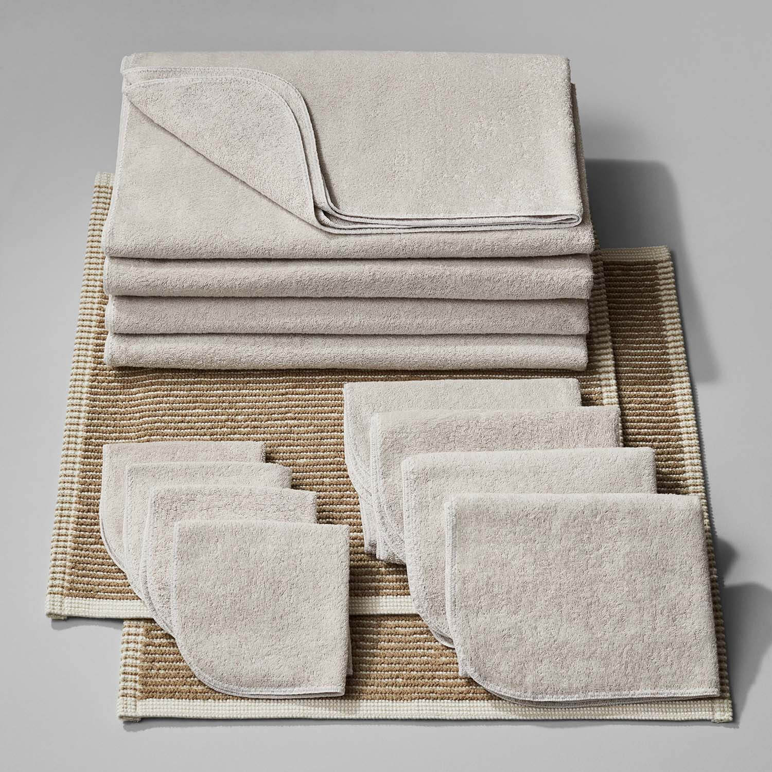 Bath Bundles | The Madison Collection | Tuxedo 14 Piece Sand