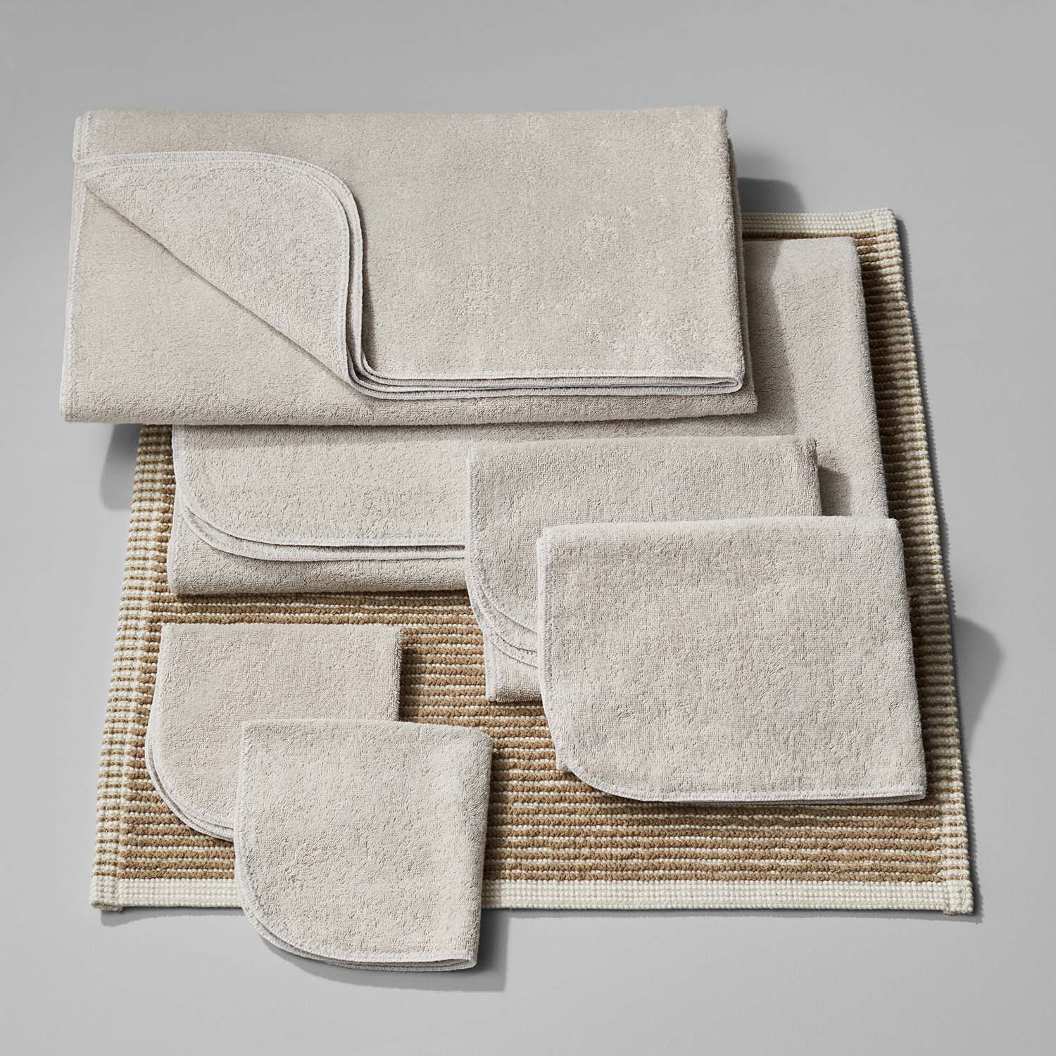 Bath Bundles | The Madison Collection | Tuxedo 7 Piece Sand